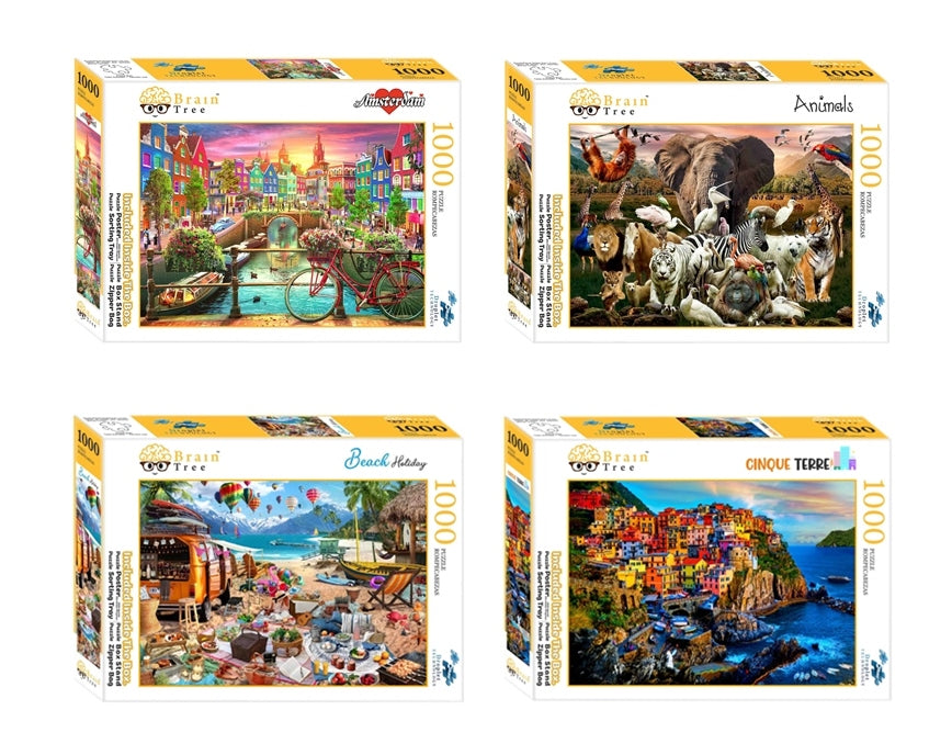 1000 Piece Jigsaw Puzzle with a perfect blend /Brain Tree Games /ASSOR