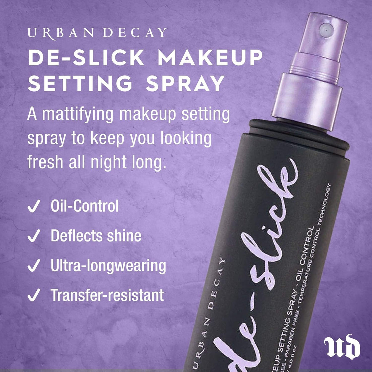 Urban Decay De-Slick Oil Control Makeup Setting Spray