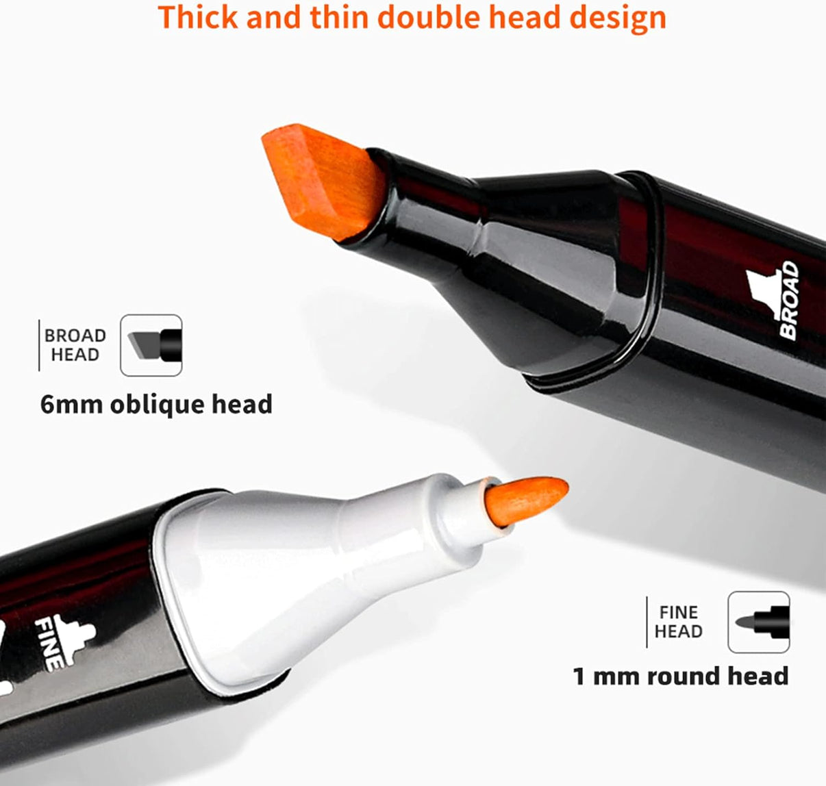 80 Alcohol Markers, Artist Graphic Markers Dual Tip Art Markers for Dr