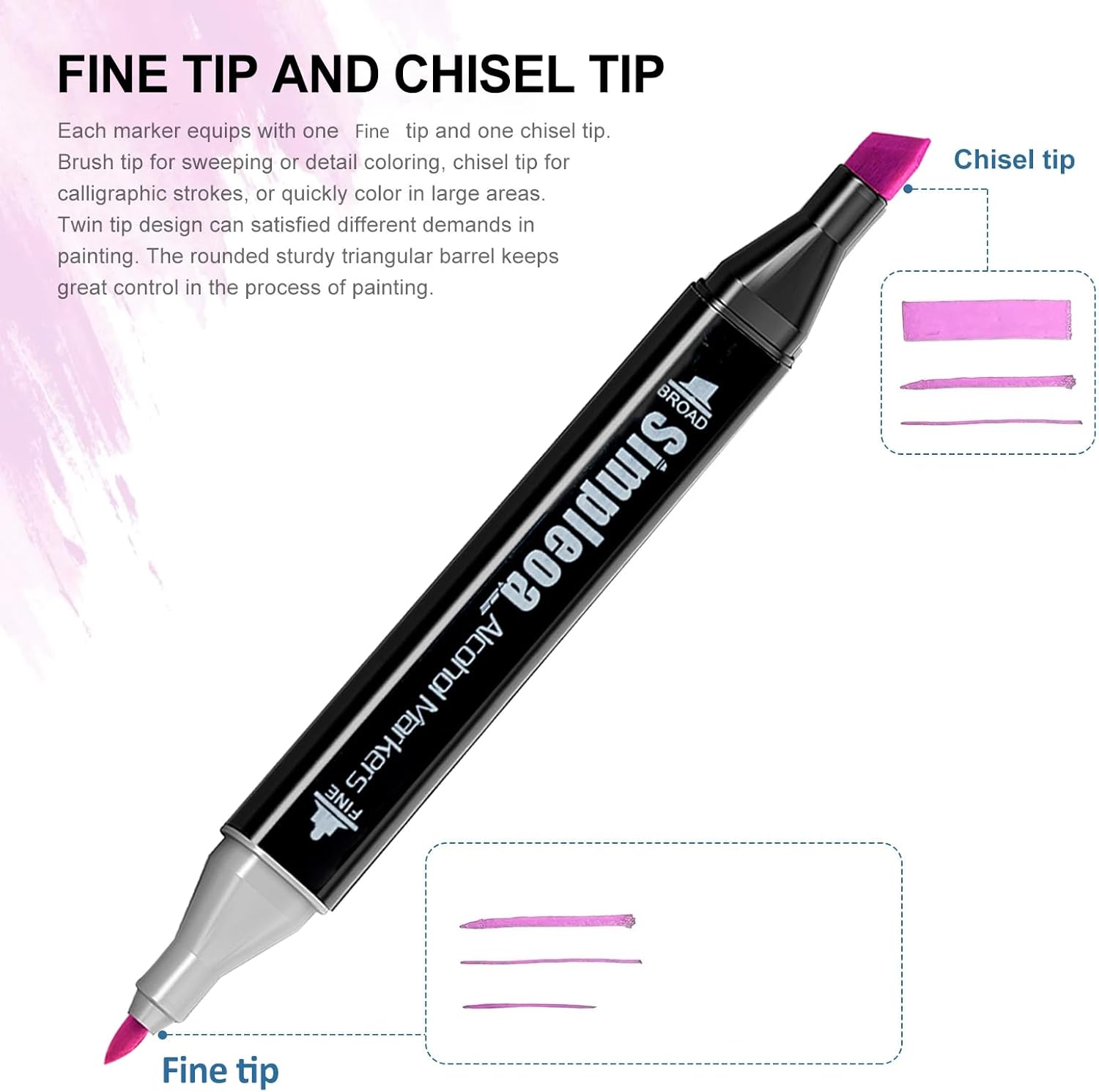 80 Alcohol Markers, Artist Graphic Markers Dual Tip Art Markers for Dr